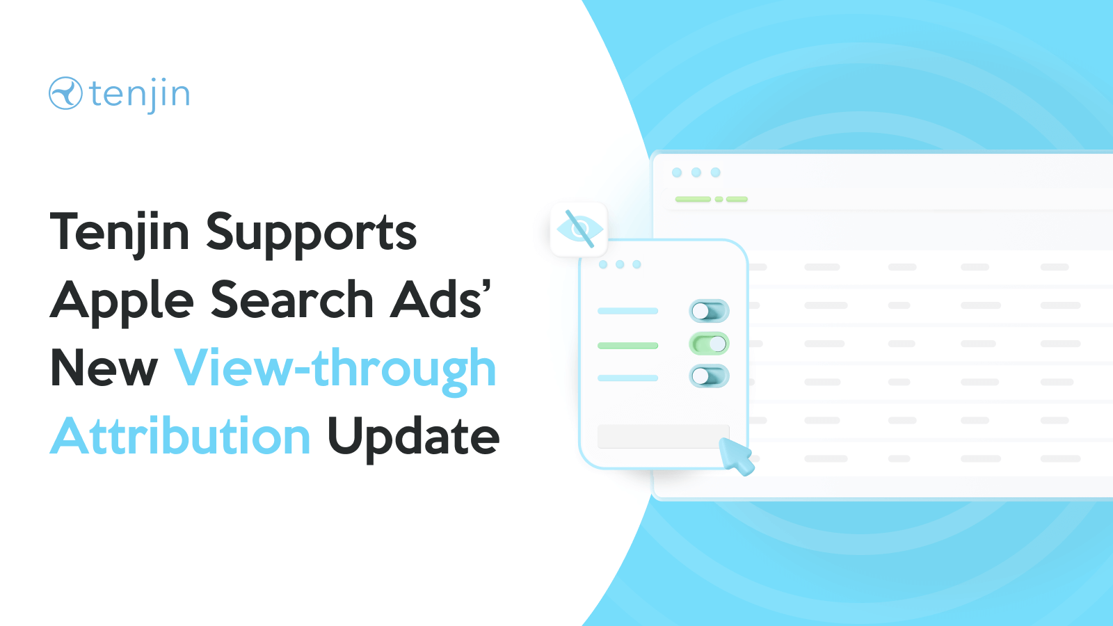 Support for Apple Search Ads' View Through | Tenjin